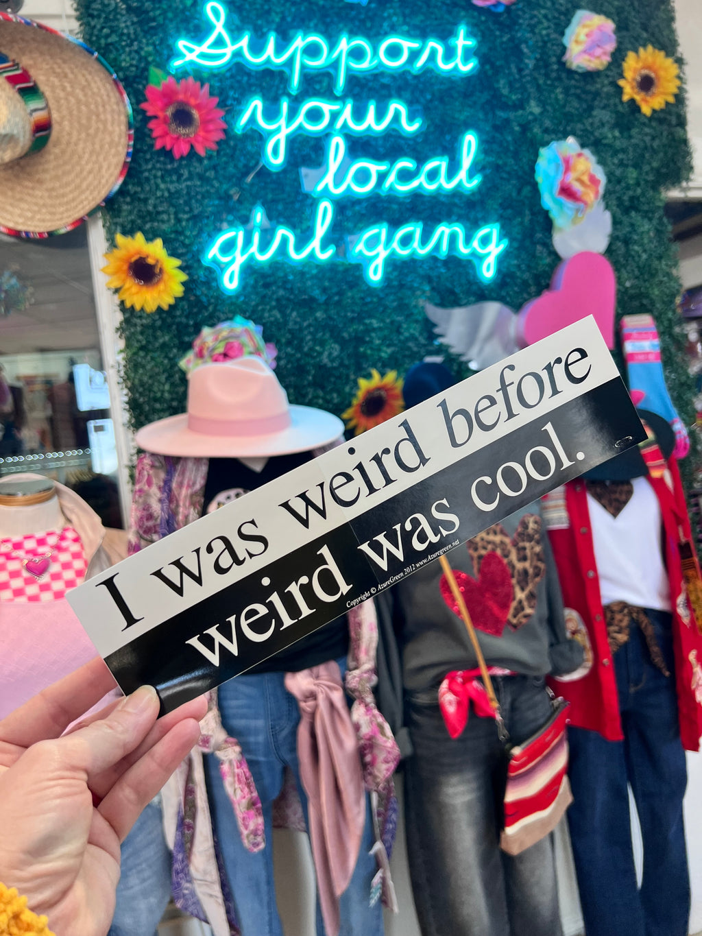 Weirdo Bumper Sticker – Sweet Texas Treasures