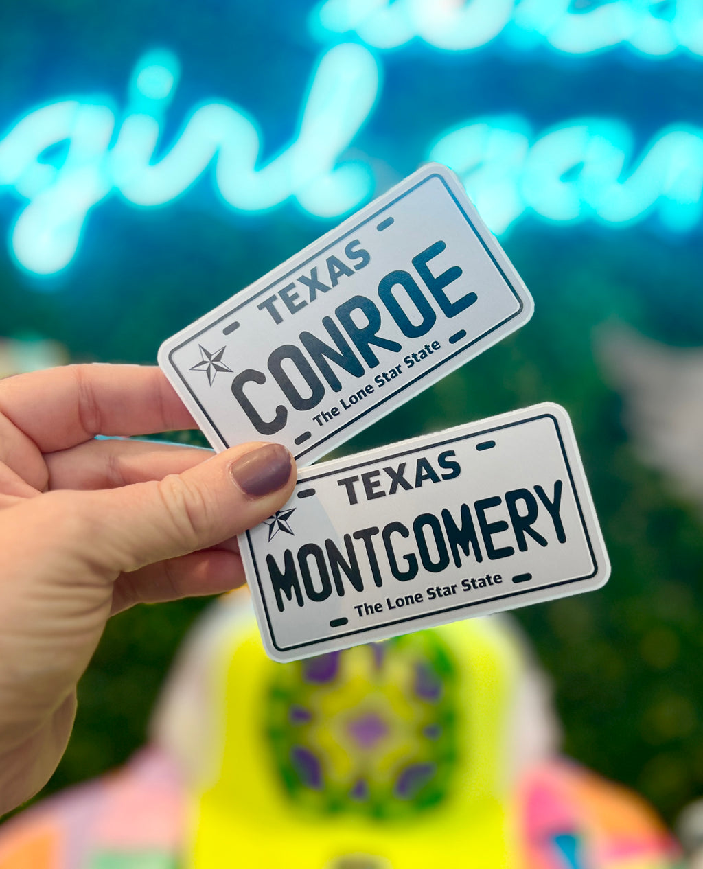 Local License Plate Sticker – Sweet Texas Treasures