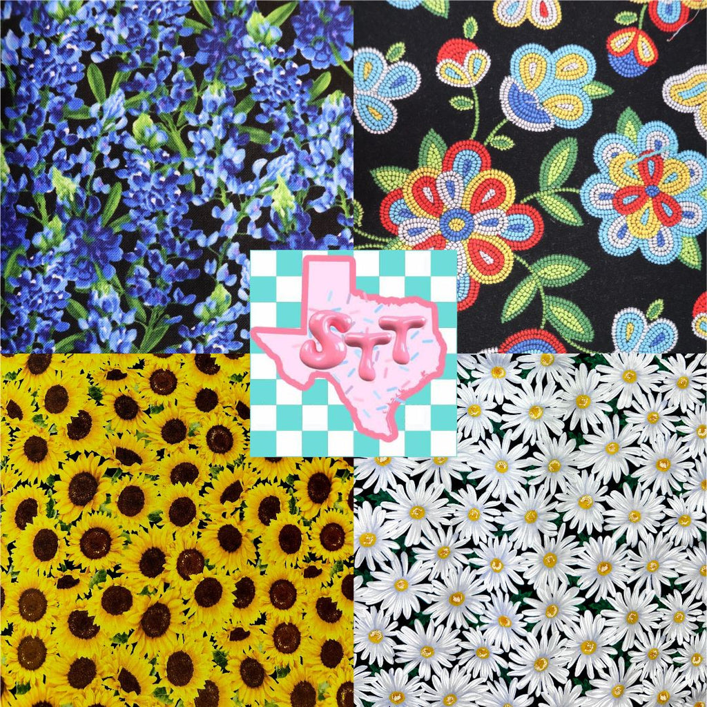 Sweet Floral Print Fabric by The Yard – Sweet Texas Treasures