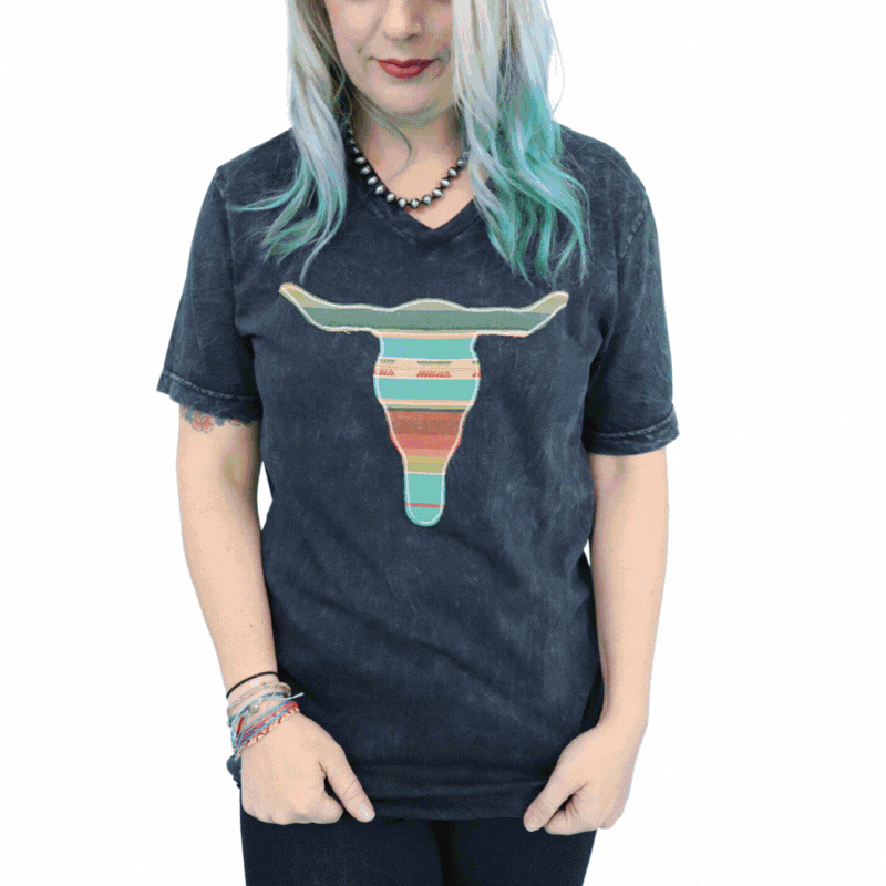 Lago Serape Tee – Sweet Texas Treasures