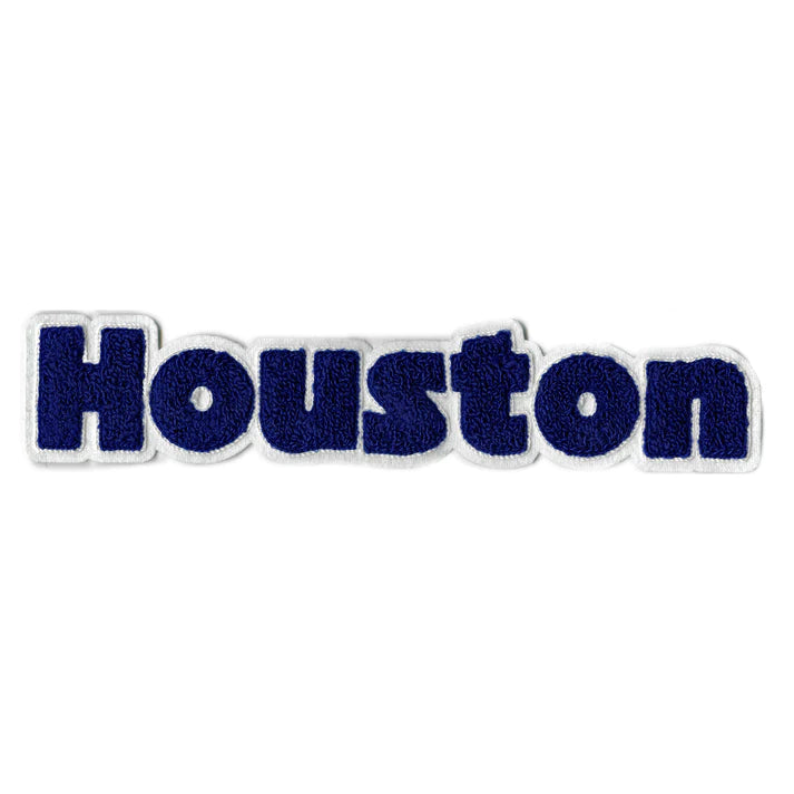Houston Chenille Back Patch – Sweet Texas Treasures