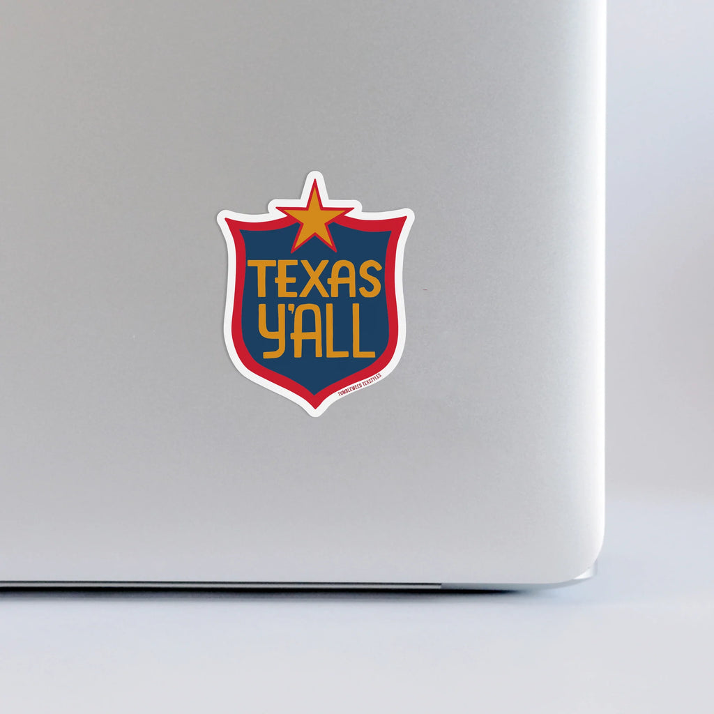 Last Call Texas Shield Sticker – Sweet Texas Treasures