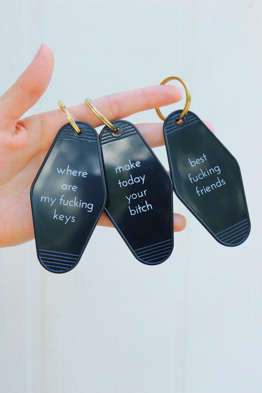 Funny Motel Key Tags [All Styles] – Sweet Texas Treasures